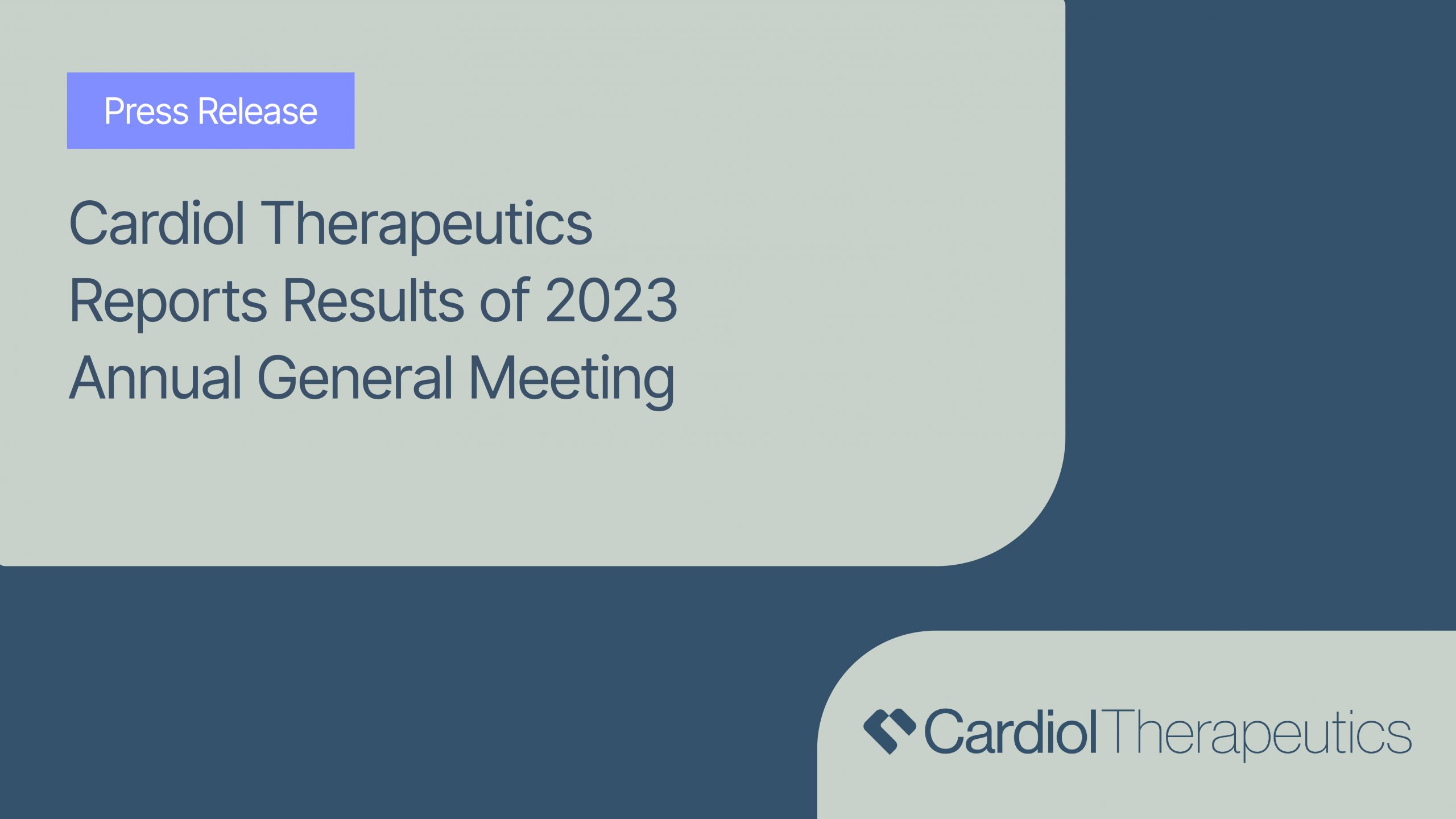 Cardiol Therapeutics Reports Results of 2023 Annual General Meeting ...