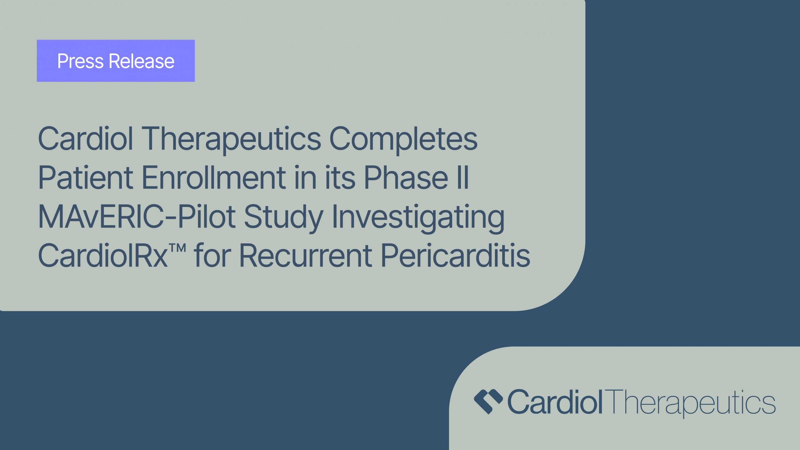 Cardiol Therapeutics Completes Patient Enrollment in its Phase II ...