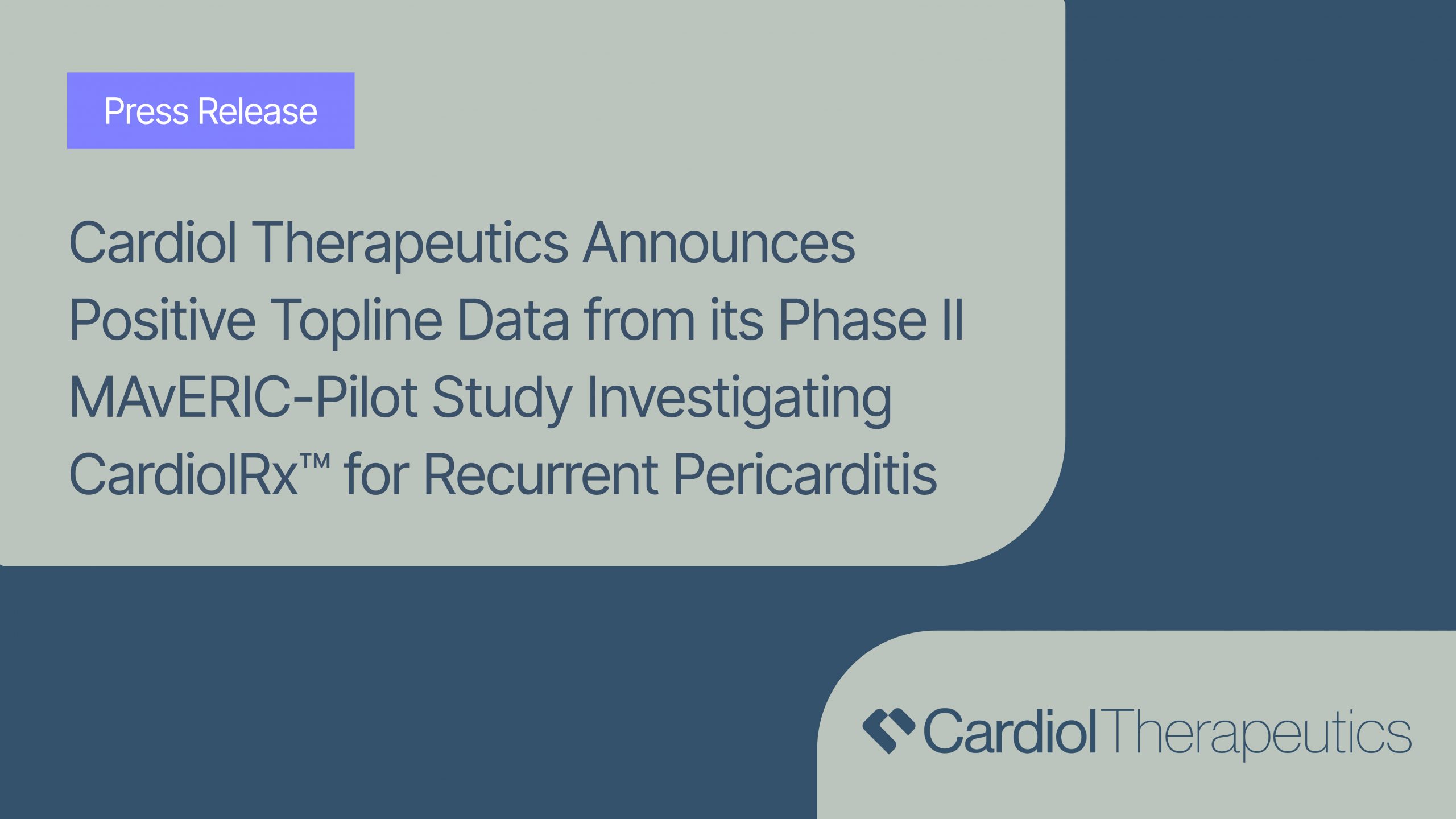Cardiol Therapeutics Announces Positive Topline Data from its Phase II ...