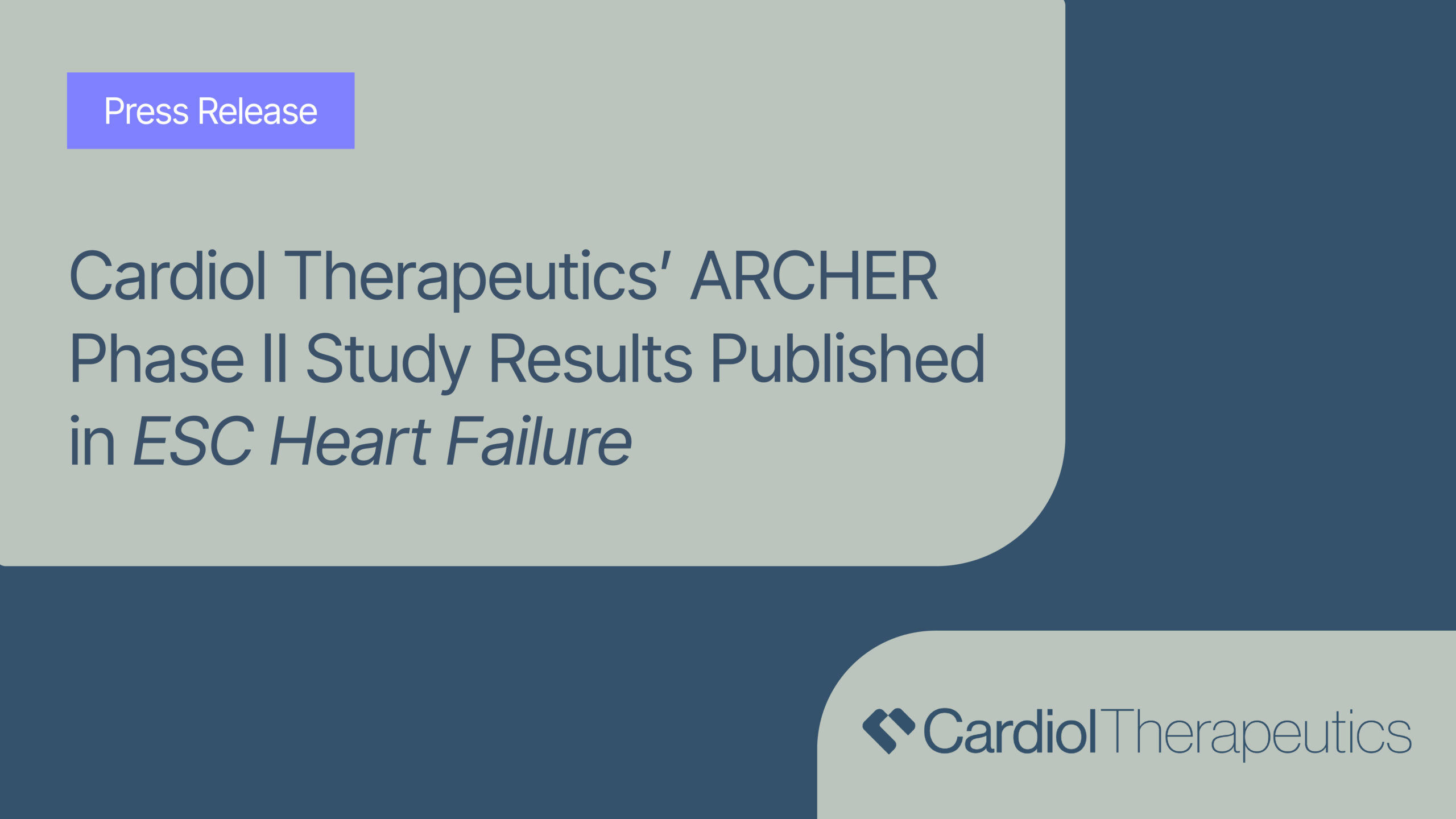 Cardiol Therapeutics’ ARCHER Phase II Study Results Published in ESC ...